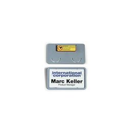 Durable - 945079 clip card mit Magnet HxB 40 x 75 mm grau