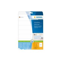 Herma - Adressetiketten Premium A4 99.1x38.1 mm weiß Papier matt 350 St.
