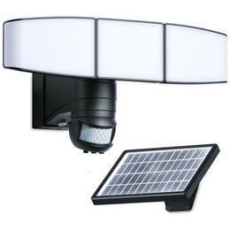 Arum Lighting - 1000 Lumen schwarzer Multi-Winkel-3-Kopf-Solar-LED-Scheinwerfer