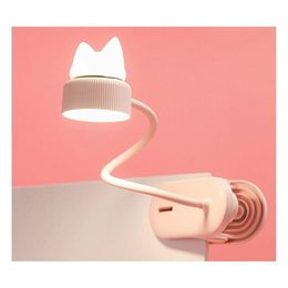Flexible klemmleuchte mit Nachtlicht catlight Original/Mit USB-Akku/LED-Leselicht & Leselampe für Schreibtisch, Bett, Nachttisch - Leicht, praktisch