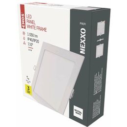 EMOS LED Panel 12,5 W, quadratische 1050 lm Einbauleuchte, Deckenleuchte in Weiß, extra flach, neutralweiß 4000 K, inkl. LED-Treiber, ZD2135