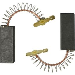 2x Kohlebürste Motorkohle 5 x 12 x 33 mm kompatibel mit Balay te 730, ts 560, TE755, TE750 n, TE745, te 737 Waschmaschine + Feder - vhbw