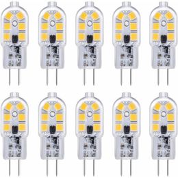 G4-LED-Leuchtmittel für Dunstabzugshauben, 12 v, 2 w, Kaltweiß 6000 k, 200 lm, G4-Bi-Pin-Halogen-Äquivalent, 12 v ac/dc, G4-LED-Lampe für