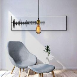 Lampenaufhängung E27, 100cm Lampenfassung Höhenverstellbar, 1 Flammig Edison Lampenhalte Ideal für Deckenlampe Wohnzimmer, Bronze