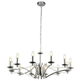 Searchlight Suchscheinwerfer Ascot 12 Light Pendant Chrome