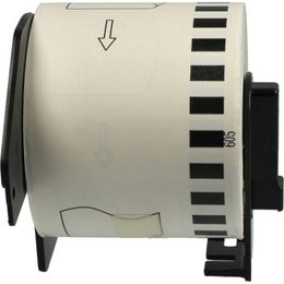 vhbw - Etiketten-Rolle 62mm x 30,48m kompatibel mit Brother P-Touch QL-820NWB Etiketten-Drucker - Selbstklebend