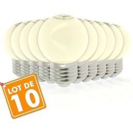 Arum Lighting - Set mit 10 warmweißen LED-Lampen 1 Watt (entspricht 10 Watt) Guinguette E27 Garland