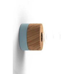 Almut Von Wildheim - Wandlampe aus Eichenholz skandinavisches Design 0239 almut - Pastellblau