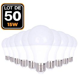 50 LED-Glühbirnen E27 15W Neutralweiß 4500K Hohe Helligkeit
