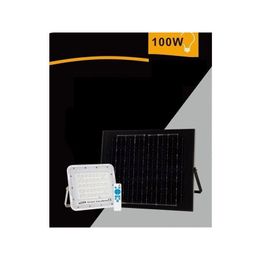 Meditrade GmbH Solar panel strahler 100 w kaltes licht 6500K IP65 fernbedienung S12A-100W