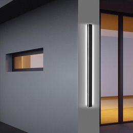 HENGDA Wandlampe led Wandleuchte Innen Modern Wandleuchten für Wohnzimmer Schlafzimmer Treppenhaus 80cm 18W Kaltweiß