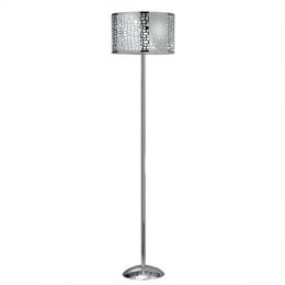 Onli Lighting - Onli bruce Stehlampe mit Schirm, Silber