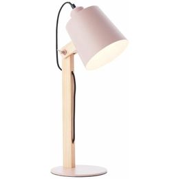 Lampe Swivel Tischleuchte rosa matt 1x A60, E27, 30W, geeignet für Normallampen (nicht enthalten) Mit Schnurzwischenschalter - rosa - Brilliant
