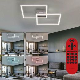 etc-shop - led Deckenleuchte dimmbar mit Fernbedienung Deckenlampe Smart Home Alexa, App Sprachsteuerung, rgb Farbwechsel, 60W 3000lm
