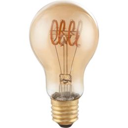 Vintage led E27 Leuchtmittel 4 Watt Edison Glas Lampe amber 200lm 2000K Globo 11403F