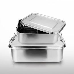 Tolletour - Lunchbox Lunchbox Edelstahl auslaufsicher. Herausnehmbaren Trennwand. Lunch-Boxen Leicht zu Reinigen.Robusten und kunststofffreien bento