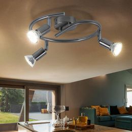 etc-shop - 3-flammige 9W led Deckenlampe Spot Rondell Leuchte Esszimmer Küche Matrix