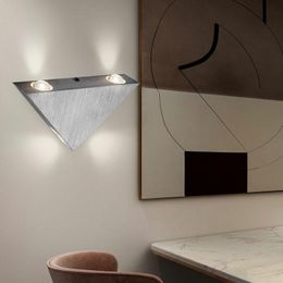 etc-shop Led Wand Lampe alu Strahler Ess Zimmer Beleuchtung silber Küchen Leuchte