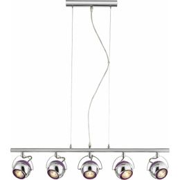 etc-shop Led Decken Pendel Retro Kugel Leuchte purple Wohn Zimmer Spot Lampe verstellbar