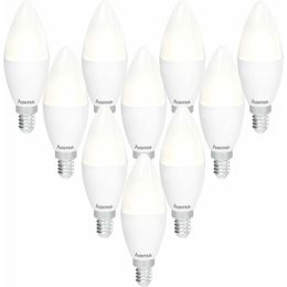 10er Set LED-Lampe, E14, eek: f, 5,5 w, 470 lm, wlan, dimmbar - Hama