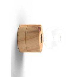 Wandlampe aus Holz mit Kabel und Stecker 0239 almut - Zirbe • Zirbe