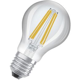 Osram SUPERSTAR+ CLASSIC P GLFR 40 LED-Lampe, E27, Kolbenform, 2,6W, 481lm, 2700K, warmweißes Licht, dimmbar, LED-Filament-Technologie, sehr geringer