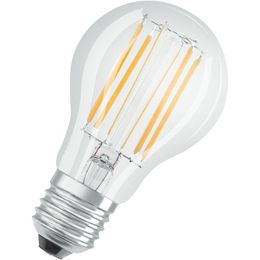 Osram - Dimmbare Filament led Lampe mit E27 Sockel, Kaltweiss (4000K), klassische Birnenform, 9W, Ersatz für 75W-Glühbirne, klar, led Retrofit