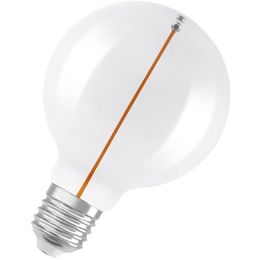 LED-Lampen, Vintage-Edition, 16 Watts Ersatz, E27, G95-shape, 2700 Kelvin, Warm weiß, Klares Glas, single Pack - Osram