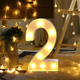 Minkurow - Lichterdekoration, LED-Ziffern, LED-beleuchtete Zahlen, Festzelt-Lichtschild, batteriebetrieben, für Partys, Hochzeiten, Empfänge,