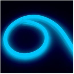 LEDKIA - led Neon Flex Lichtschlauch Rund 360 120LED/m 8 Meter Blau270º8 m
