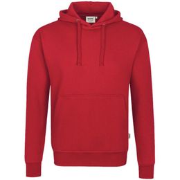 Kapuzen-Sweatshirt Premium rot, m - HAKRO