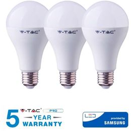 V-TAC - led glühbirnen 20 w E27 samsung natürlich warmweiss kalt 3 stück