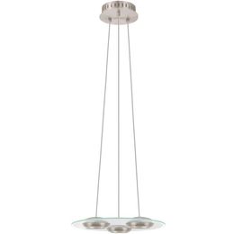 Eglo - Design led 21 Watt Decken Beleuchtung Glas satiniert Hänge Leuchte Pendel Lampe 90811