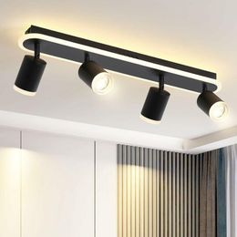 Deckenstrahler led Deckenleuchte - Deckenlampe GU10 Metall Schwenkbar 330°Modern Deckenspot Warmweiß Strahler für Schlafzimmer Flur Esszimmer Küche