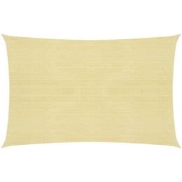 Bonnevie - Sonnensegel 160 g/m² Beige 3,5x4,5 m hdpe vidaXL27100