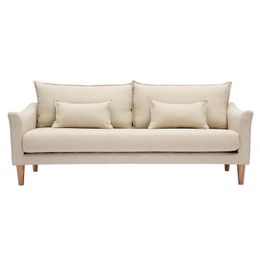 Miliboo Design-Sofa 3 Plätze beiger KATE