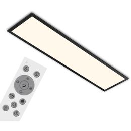 Leuchten Colour led led Panel 1x led Fernbedienung Fernbedienung Dimmbar 24 w 2400 lm Kunststoff-Metall Schwarz - Briloner