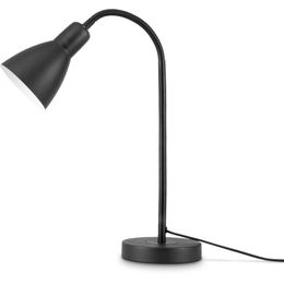 Led Lampe Tischlampe Deko Tischleuchte Schreibtischlampe Arbeitszimmer Büro E27 Tischleuchte - Schwarz, Schwarz 3 - Paco Home
