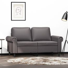 Bonnevie - 2-Sitzer-Sofa Grau 120 cm Kunstleder vidaXL848247