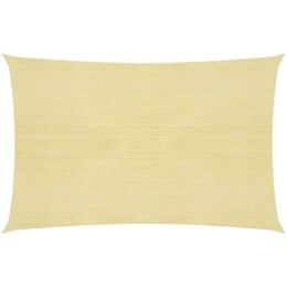 Bonnevie - Sonnensegel 160 g/m² Beige 4x5 m hdpe vidaXL71018