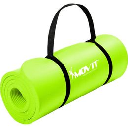 Movit® Gymnastikmatte, 183x60x1,0 cm, Yogamatte, Limette