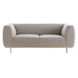 Miliboo Design-Sofa aus Bouclé-Stoff taupe 2/3-Sitzer morris - Taupe