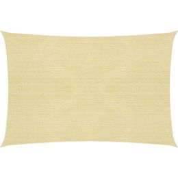 Sonnensegel 160 g/m² Beige 6x7 m hdpe vidaXL50866