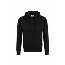 HAKRO - Kapuzen-Sweatshirt Premium 601 Gr. 2XL schwarz - schwarz