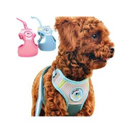 Meditrade GmbH Hundegeschirr mit verstellbarer leine für kleine hunde mit farbigem design