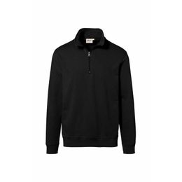Zip Sweatshirt Premium 451 Gr. xl schwarz - schwarz - HAKRO