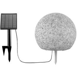 Hamela LED-Solar-Dekoleuchte, rgb, 20 cm - grau - LINDBY