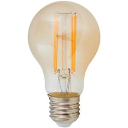 LINDBY E27 LED-Lampe Filament 6W 500 lm, amber, 1.800 K