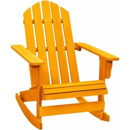 MAISONCHIC Relax-Sessel,Adirondack-Schaukelstuhl,Gartenmöbel Massivholz Tanne Orange -55176 - Orange