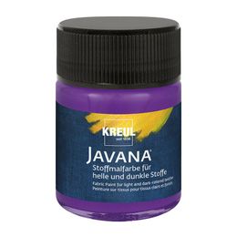 Kreul - Javana Stoffmalfarbe für helle und dunkle Stoffe violett 50 ml Textiles Gestalten